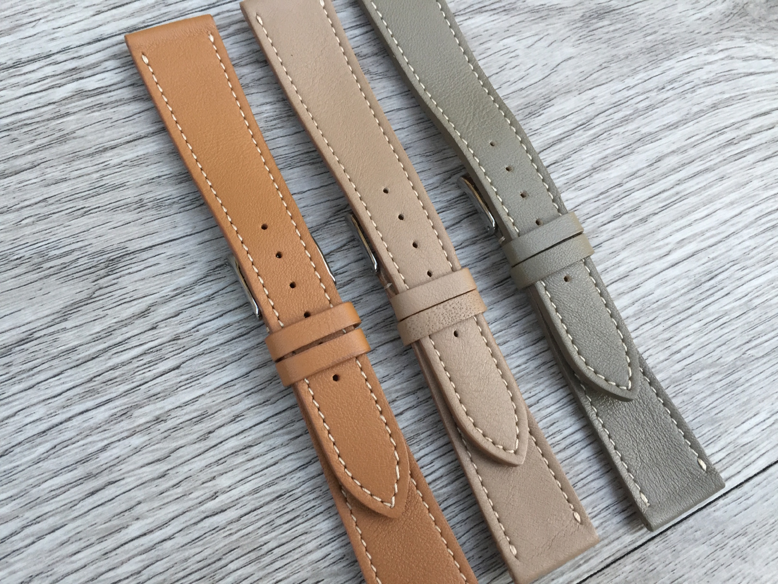 Handamade Elegant and Classic leather watch straps SET