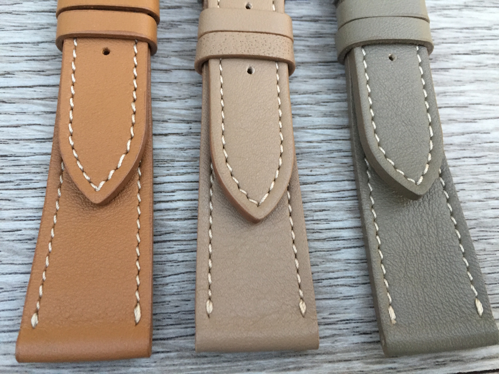 Handamade Elegant and Classic leather watch straps SET