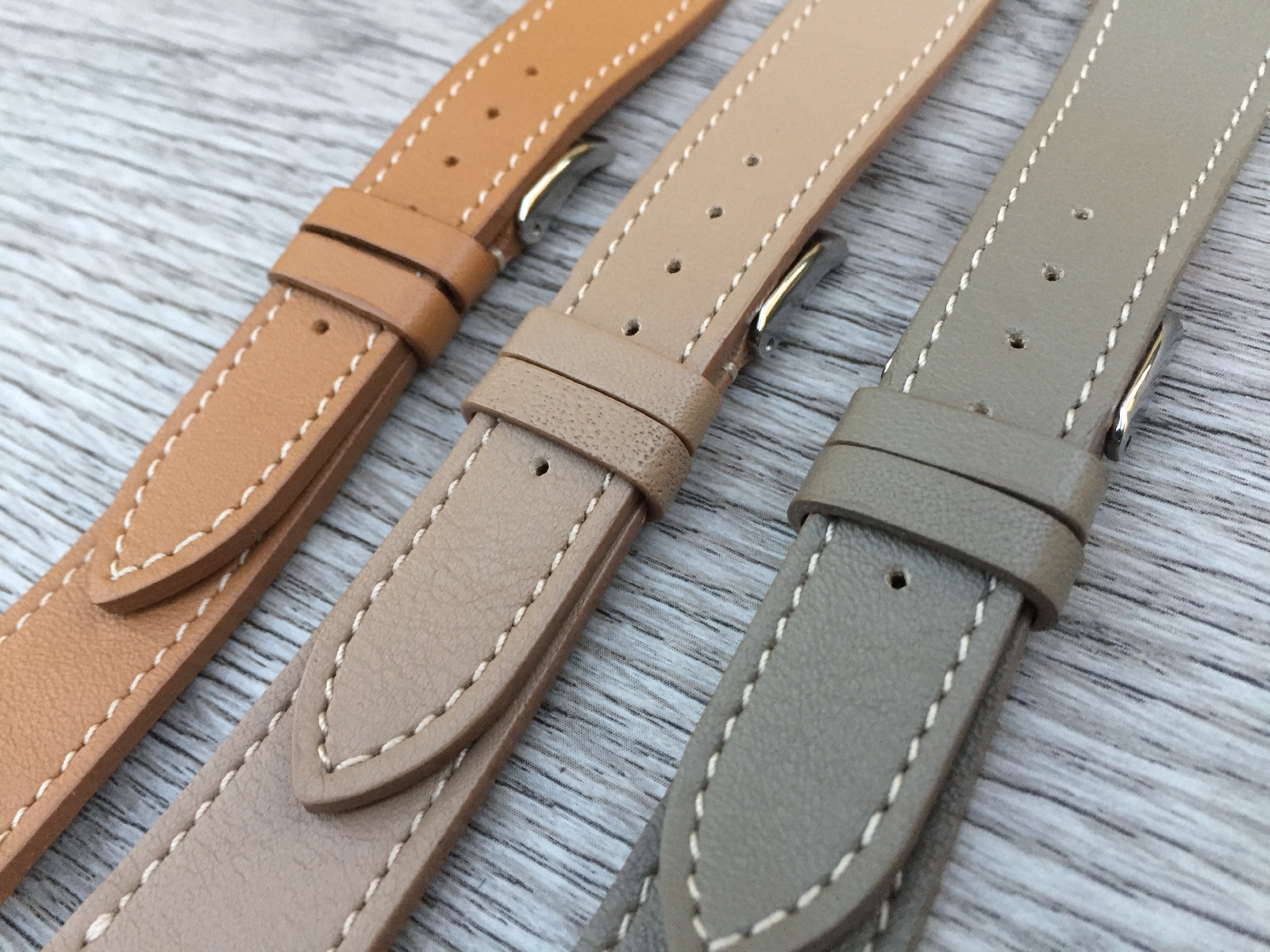 Handamade Elegant and Classic leather watch straps SET